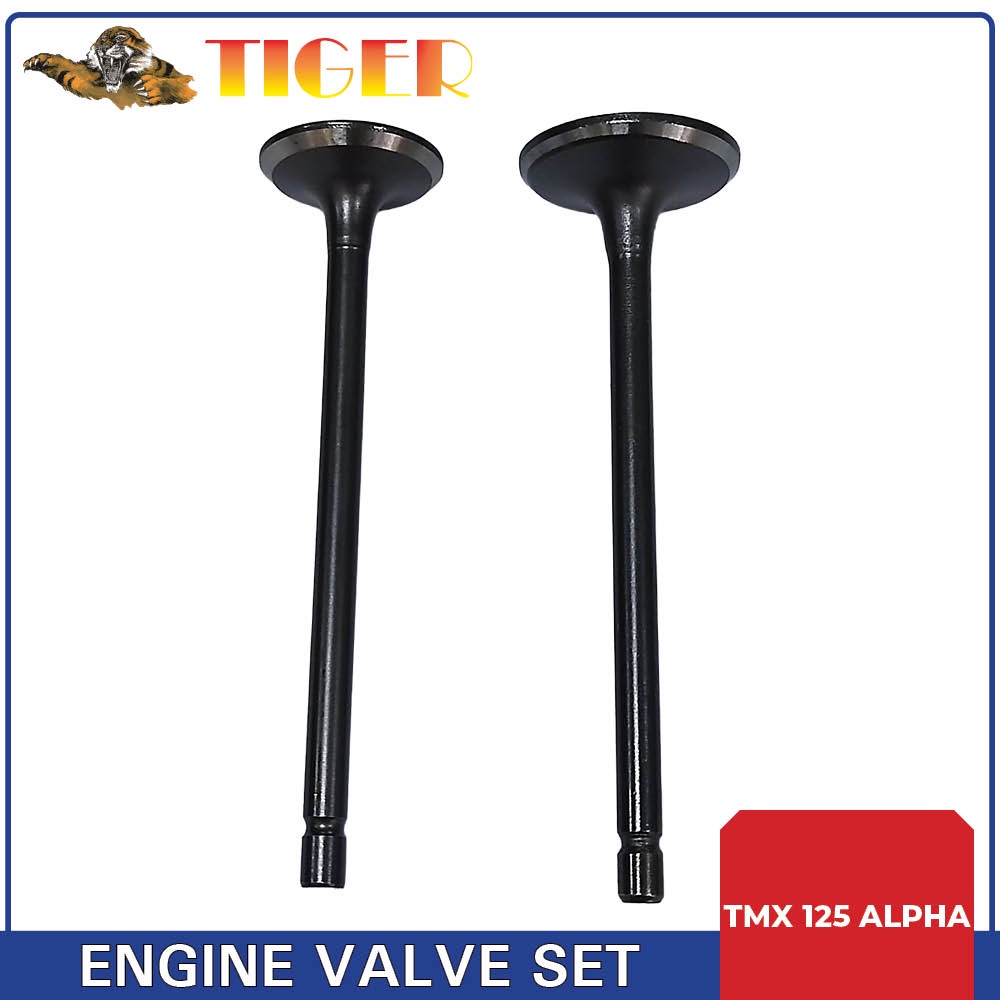 TIGER TMX 125 ALPHA Intake & Exhaust Engine Valve Set (2 pcs) | Shopee ...