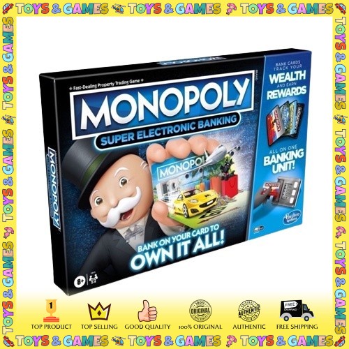 Monopoly Super Electronic Banking Credit Card Cashless Family Broad ...