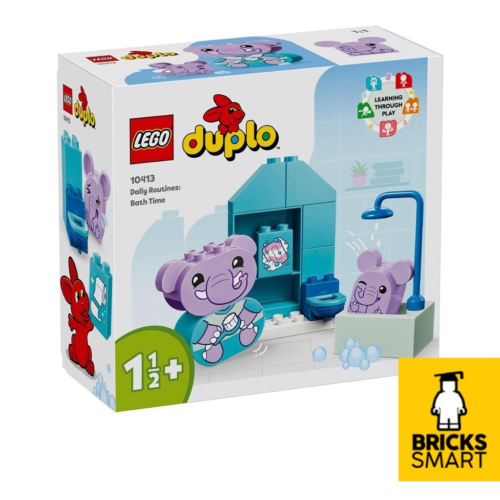 LEGO 10413 DUPLO Daily Routines: Bath Time Building Toy Set (15 Pieces ...