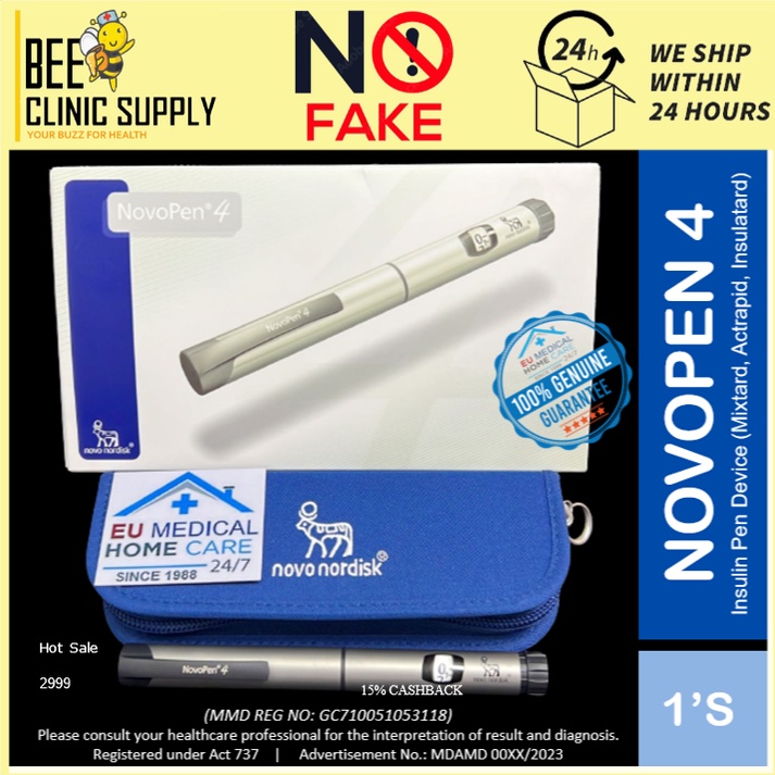 Novopen 4 NovoPen4 NOVO NORDISK Insulin Novo Pen诺和笔4胰岛素注射笔 novonordisk ...