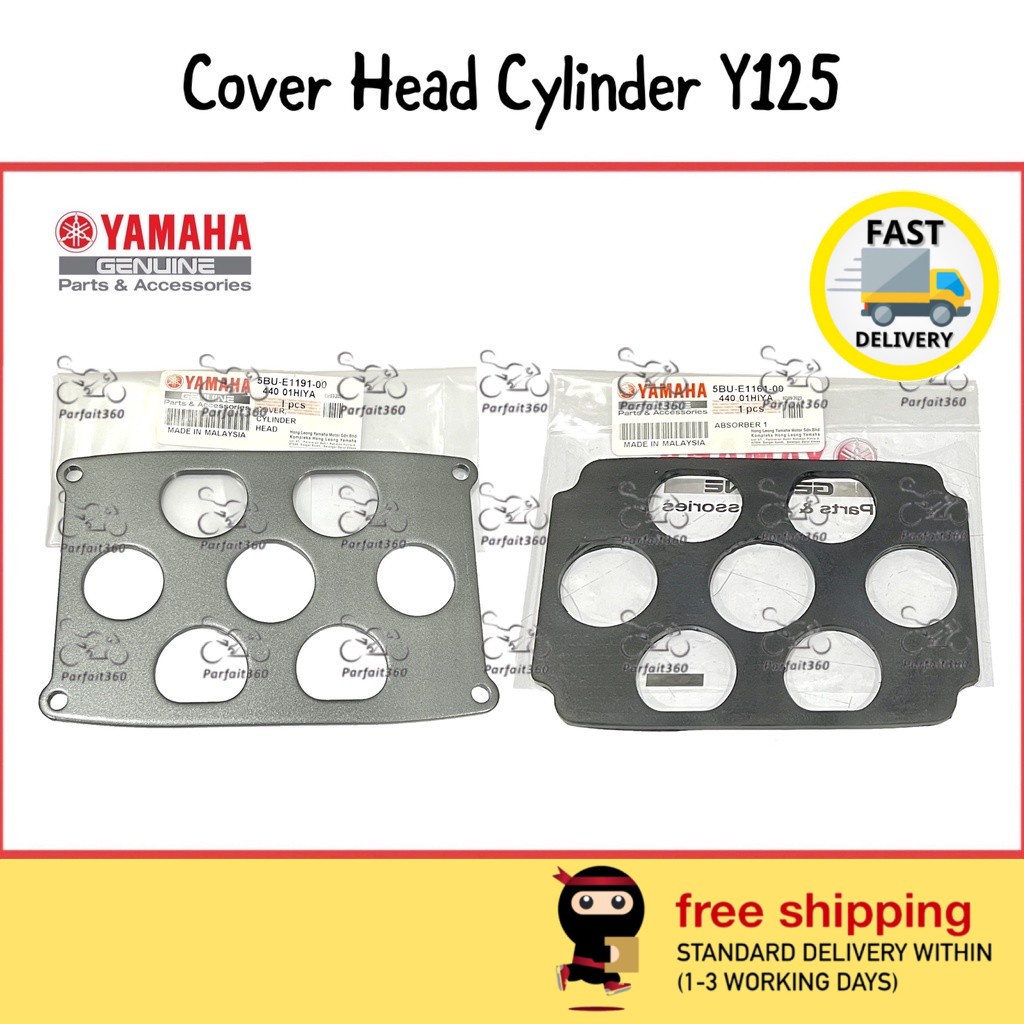 Y125ZR ( 5BU-E1161 & 5BU-E1191 ) Rubber & Cover Plate Head Cylinder ...