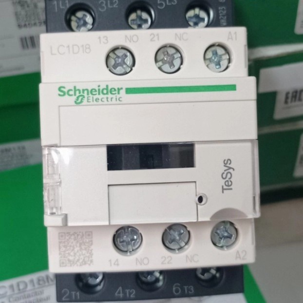 SCHNEIDER 3P LC1D18M7 32A 220V Contactor 3 Phase Magnetic Contactor | Shopee Malaysia