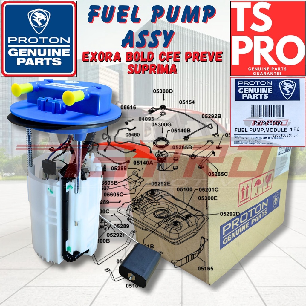 Proton Exora Bold CFE Preve Suprima Genuine Fuel Pump Assy Pam Minyak ...