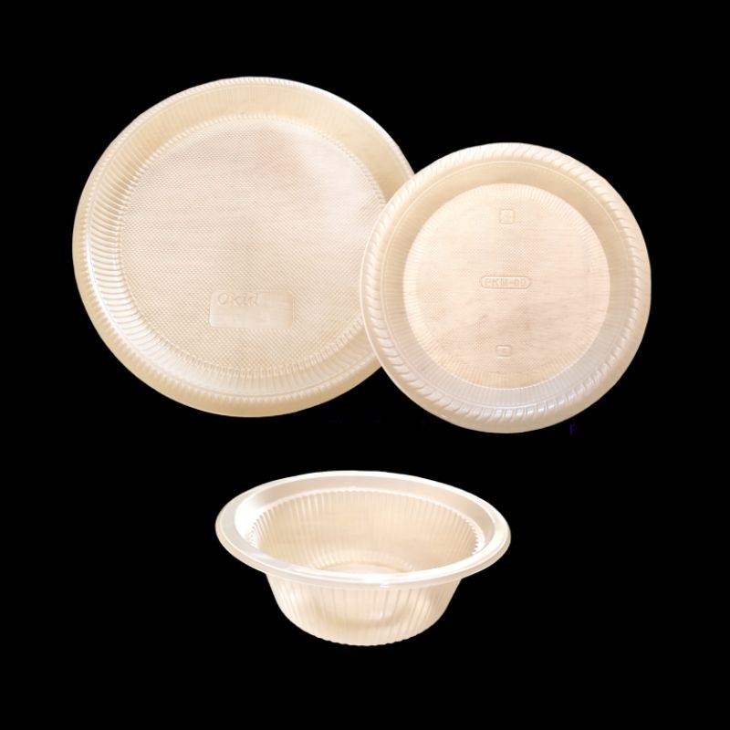 PP BOWL PLATE /PINGGAN PAKAI BUANG / DISPOSABLE PLATE / PLASTIC PLATE ...