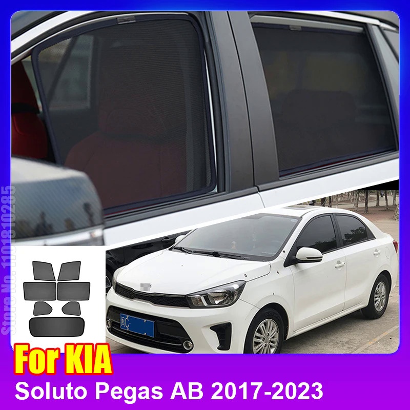 For Kia Soluto Pegas AB 2017-2023 Car Sun Visor Accessori Window ...