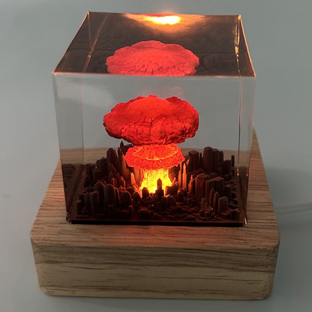 {Warm} Creative Nuclear Explosions Mushroom Cloud Lamp Rechargeable ...