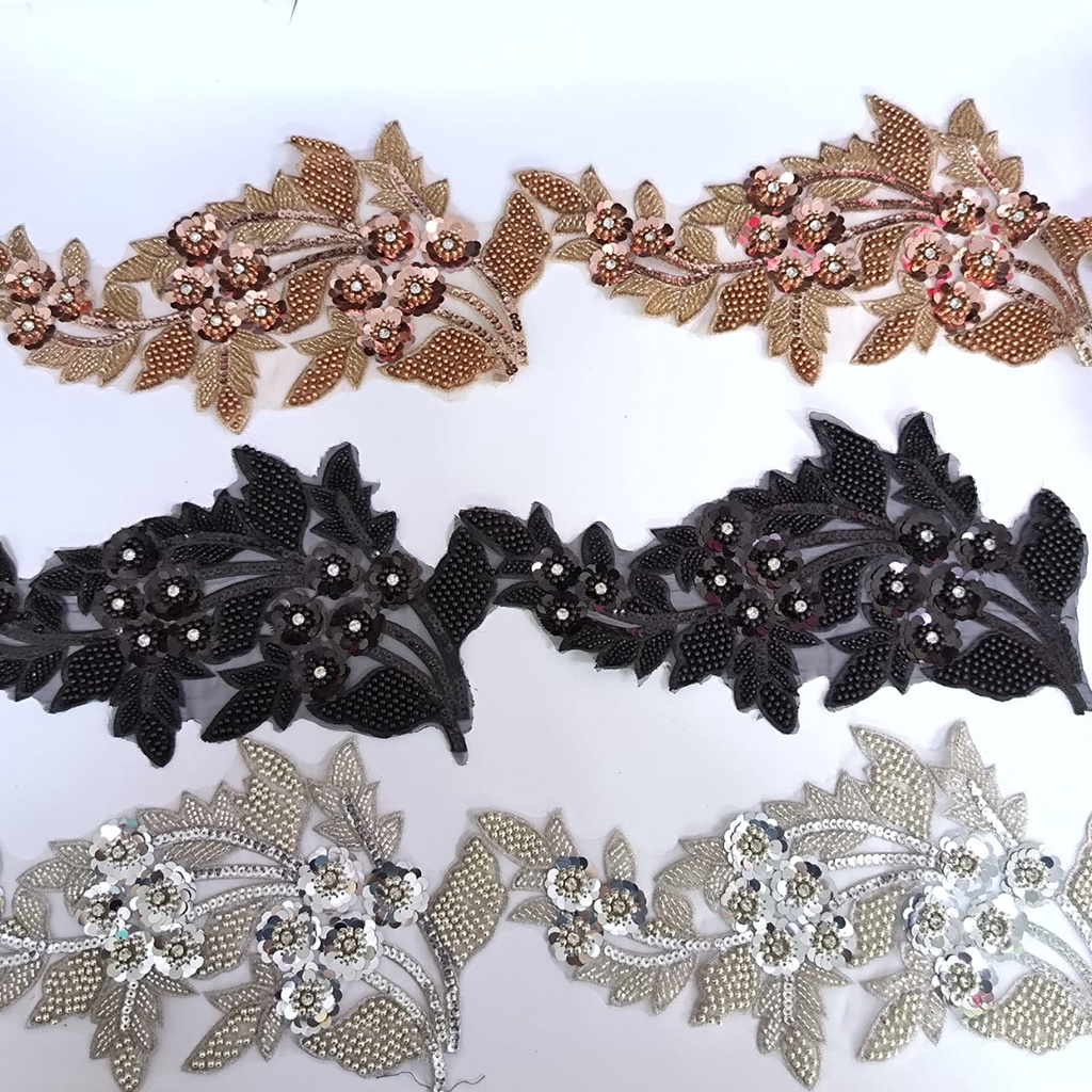 Premium Border Lace/ Lace Baju/ Beaded Embroidery Lace Wedding Dress ...