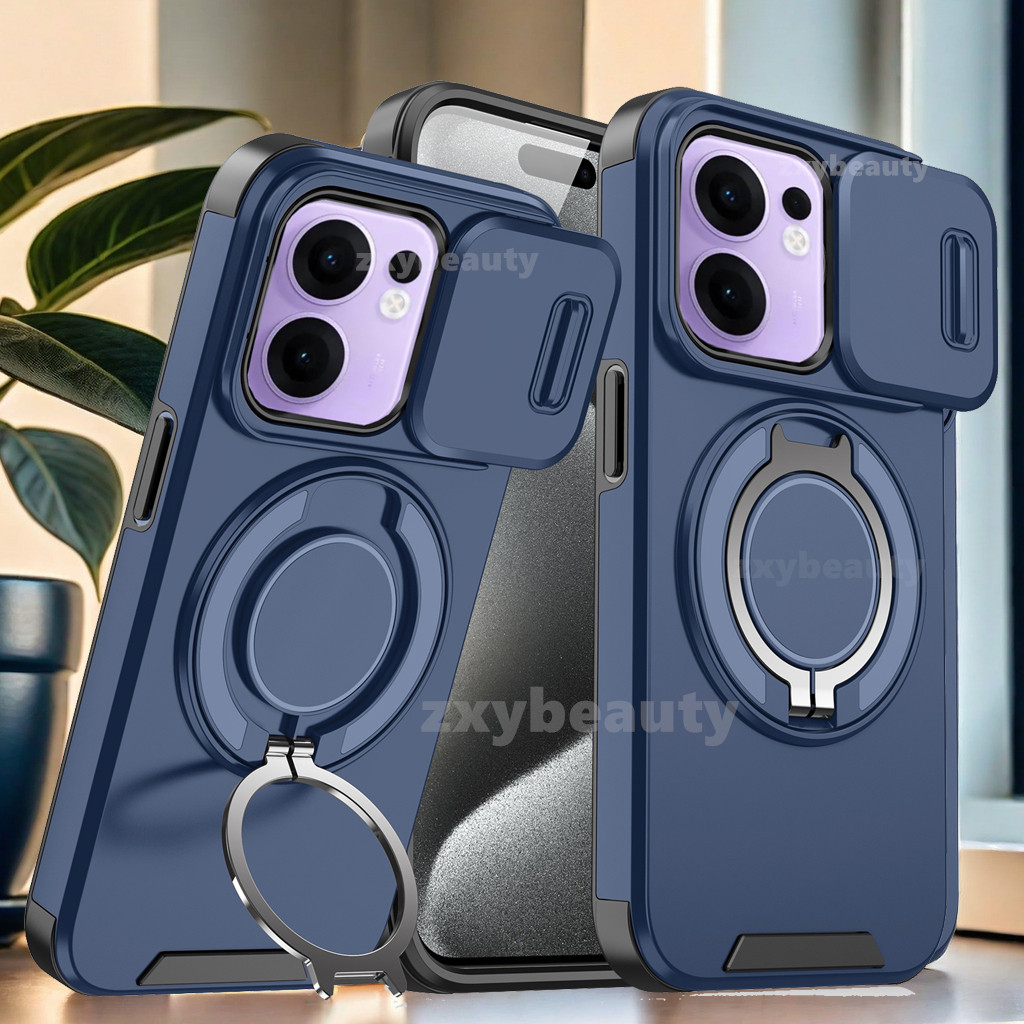 For OPPO Reno 13 Pro 13F 5G 2025 Case Shockproof Armor Slide Magnetic ...