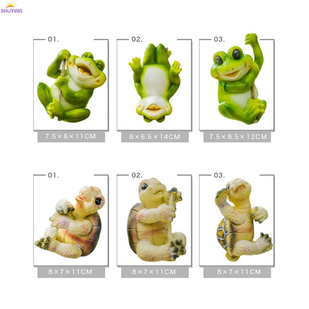 Frog Hanging Garden Sculpture Resin Material Garden Decoration | Shopee ...