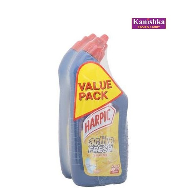 Harpic Active Fresh Lemon Zest - 500ml (1 Bottle) | Shopee Malaysia