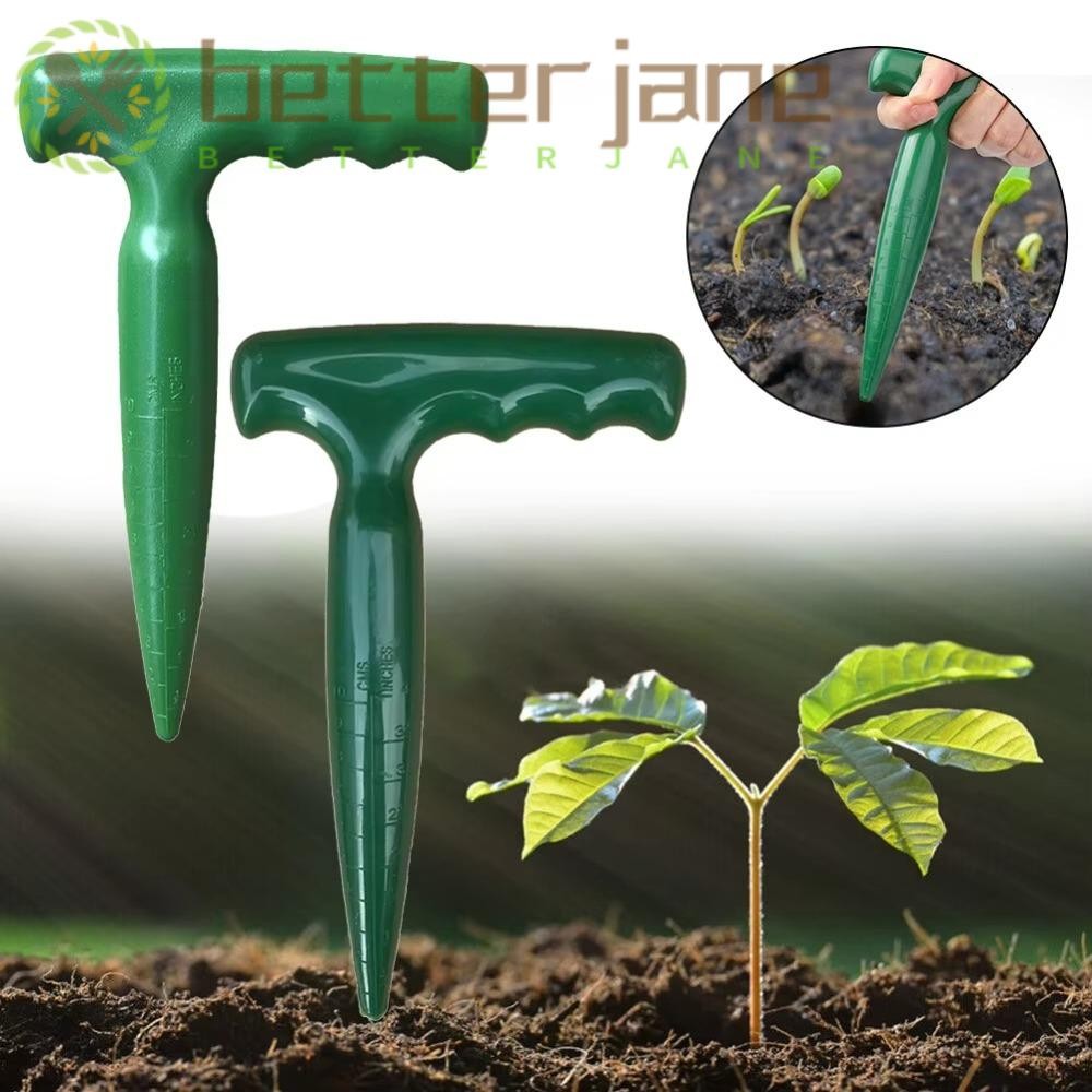 BETTER-JANE Garden Hole Puncher, Loosen Soil Adjustable Plant Dibber ...