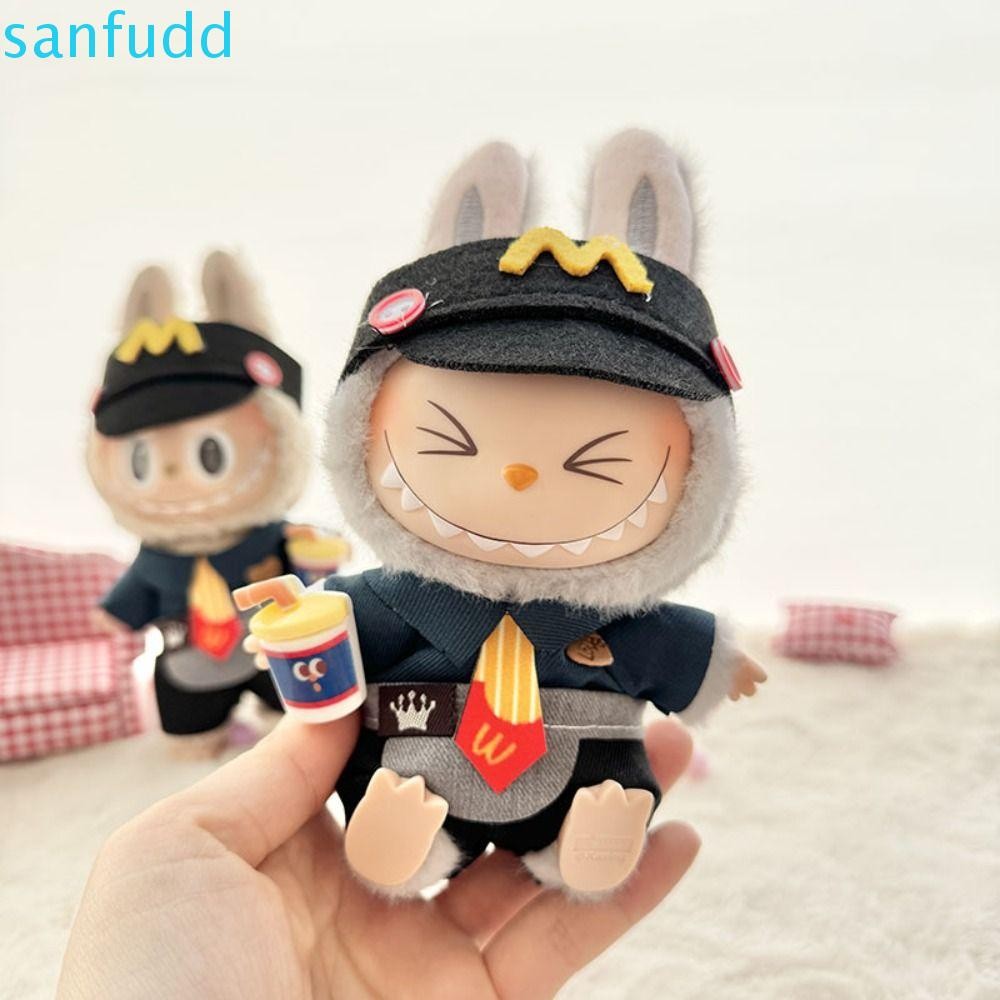 SANFUDD Sitting Labubu Cloth, Dress Up Milkshake Labubu Time Doll's ...