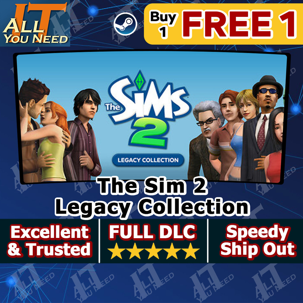 The Sims 2 Legacy Collection With FULL DLC [PC Game] Steam Offline ...