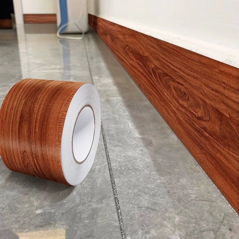 Shopee Official Influencer Imitation Wood Grain Baseboard Gray Walnut ...