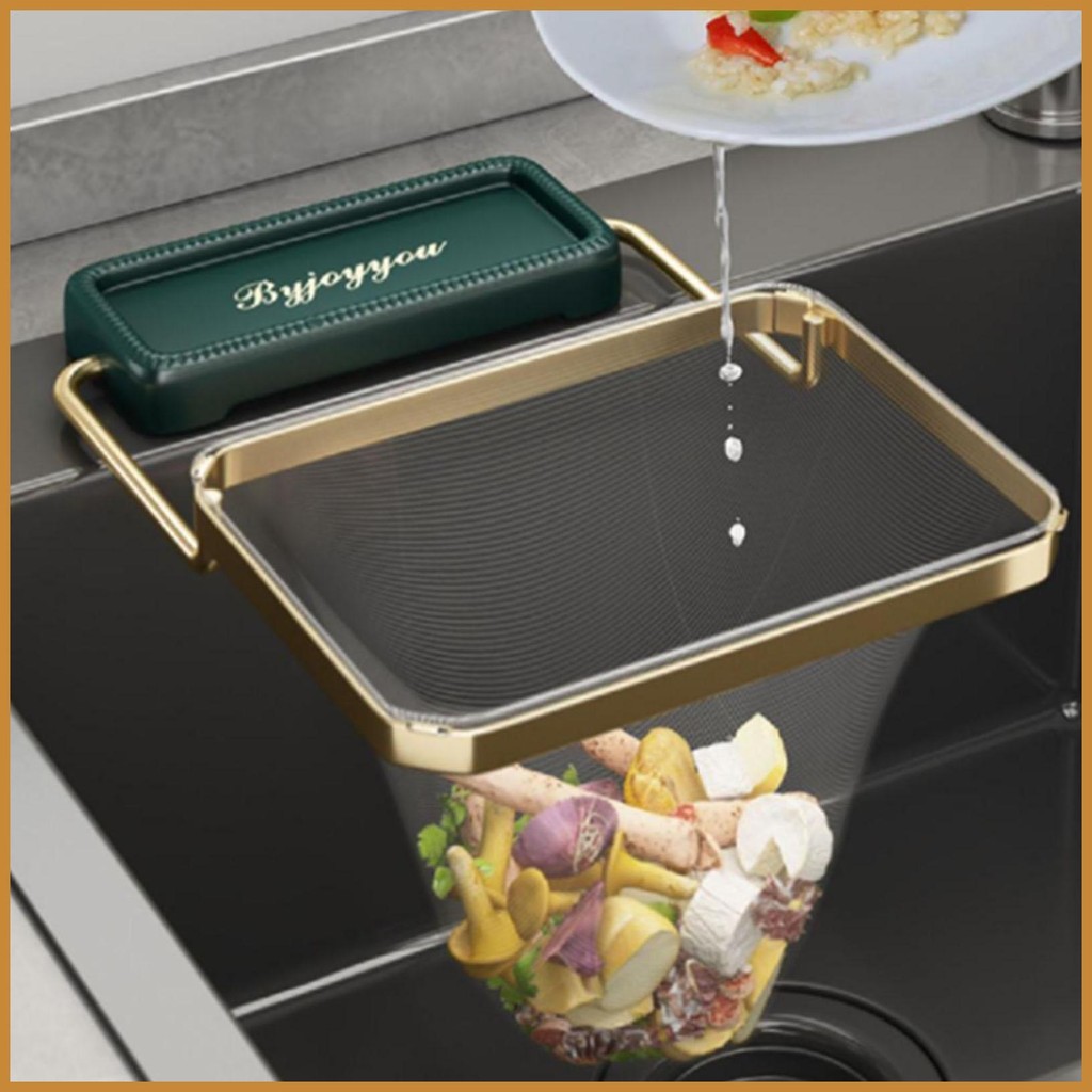 Sink Filter Rack Kitchen Sink Strainer with Filter Mesh Bag Multi ...