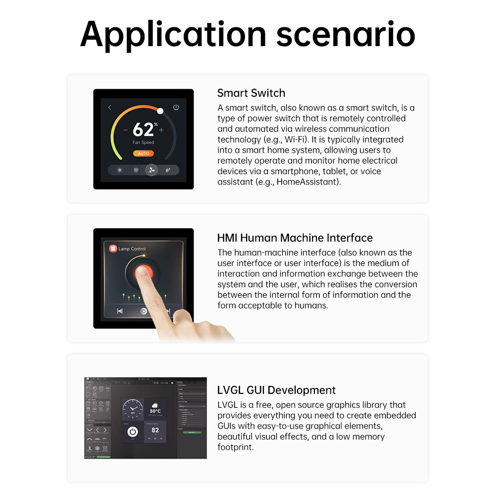 Pcbfun ESP32-S3-Touch-LCD-4 ESP32-S3 4-inch LCD Capacitive Touch Screen 32-Bit Lx7 Dual Core ...