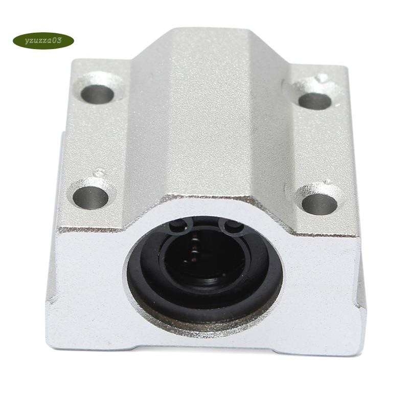 SCS10UU 10mm Linear Motion Ball Bearing Slide Bushing Block Silver ...