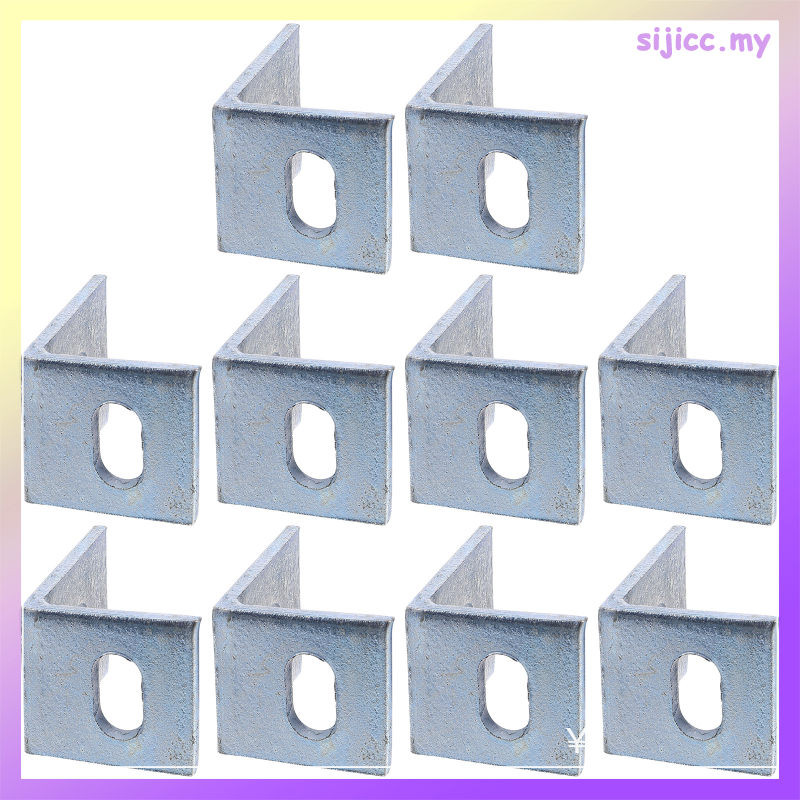 10 Pcs Corner Shelf Rectangular Wall Bracket Heavy Duty Angle Brackets ...