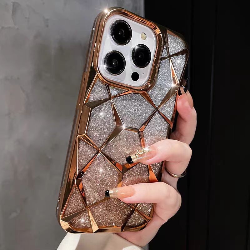 3D Gradient Shine Women's Phone protective case iPhone 16 15 14 13 12 ...