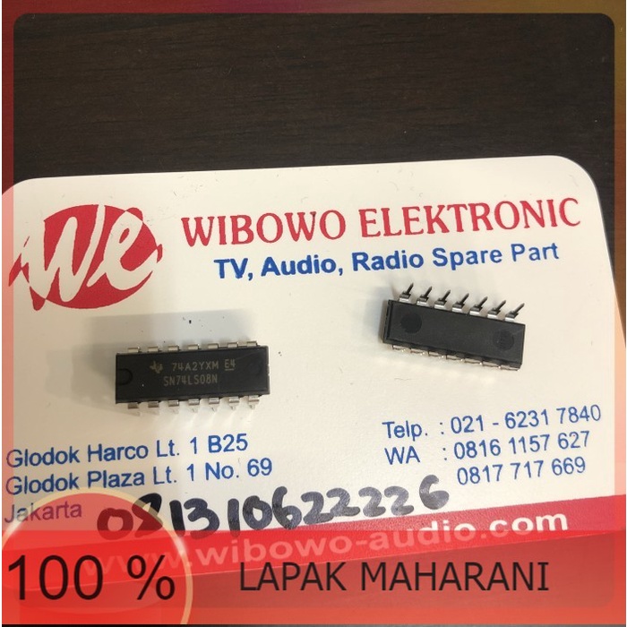 Part 74LS08 7408 SN74LS08 ORIGINAL MHR27 | Shopee Malaysia