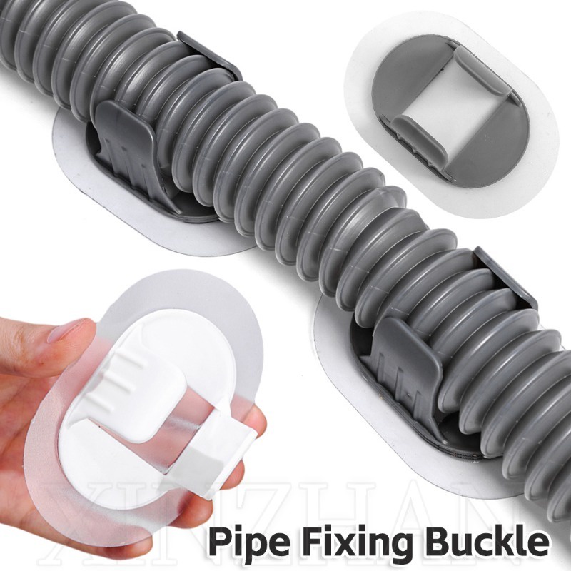 Self Adhesive Bathroom Drain Pipes Retainer / Multifunctional Home ...