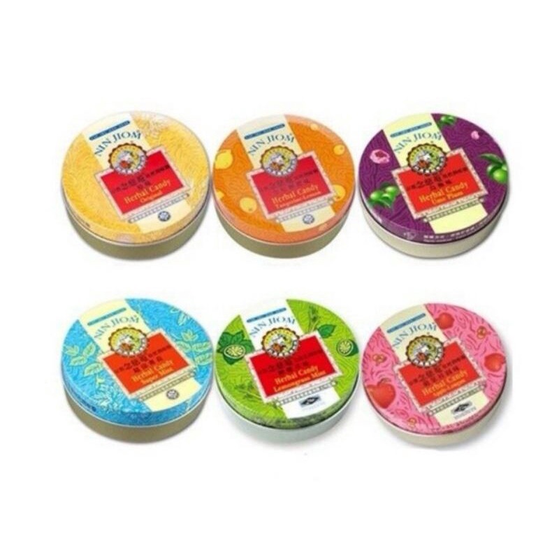 NIN JIOM HERBAL CANDY ORIGINAL | SUPERR MINT | TANGERINE | UME | LEMON ...