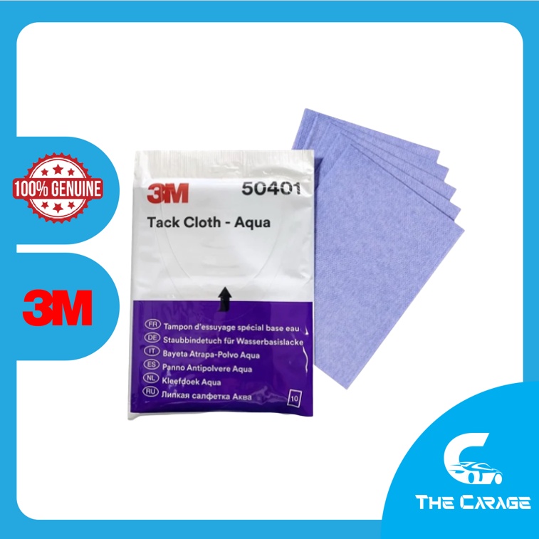 3M 50401 Tack Cloth Aqua 10 sheets - For cleaning during car paint ...
