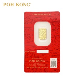 POH KONG 999.9/24K Pure Gold Dragon Gold Bar (1g) | Shopee Malaysia