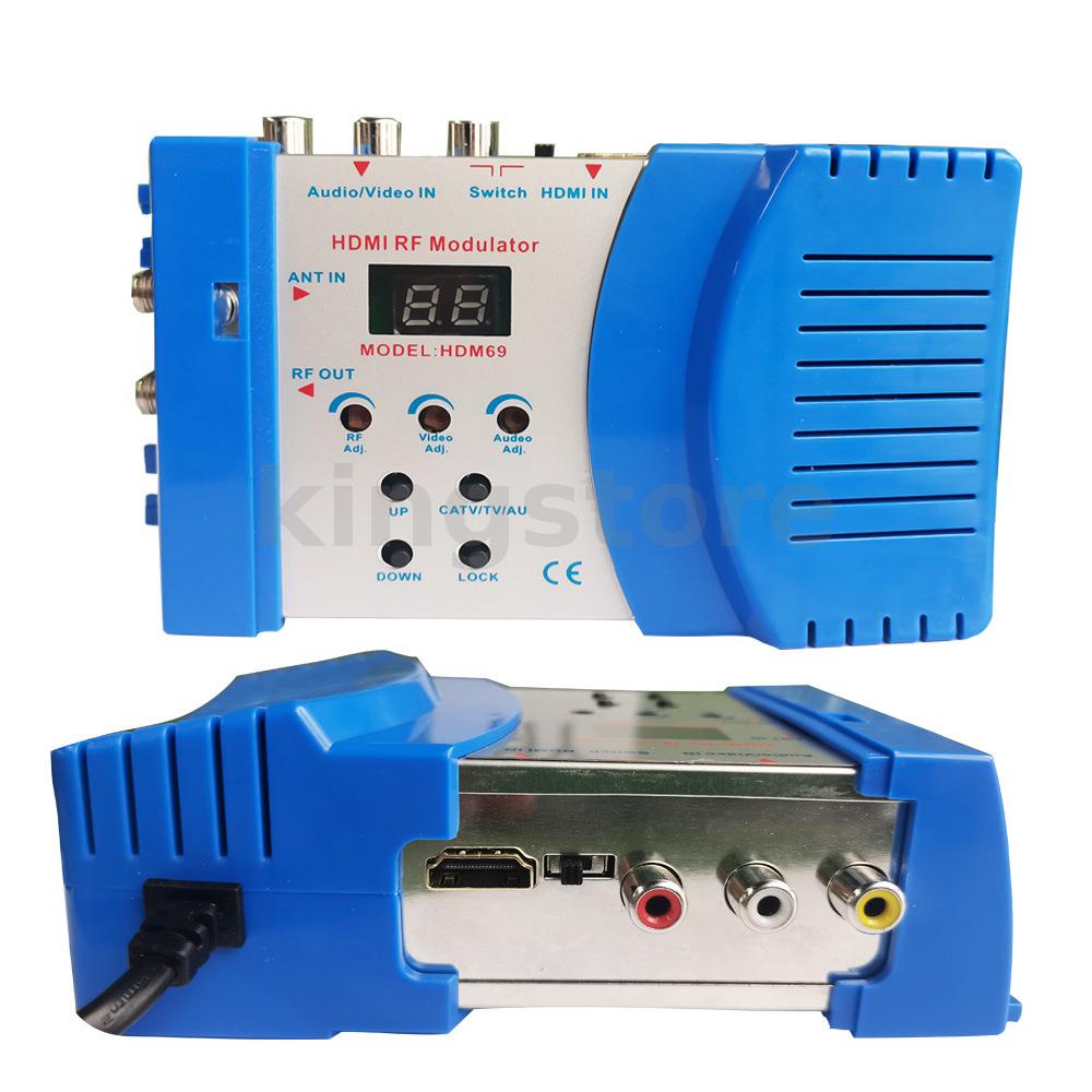 HDMI/AV to RF HD Modulator HDM69L Adjustable Output Wide VHF/UHF ...