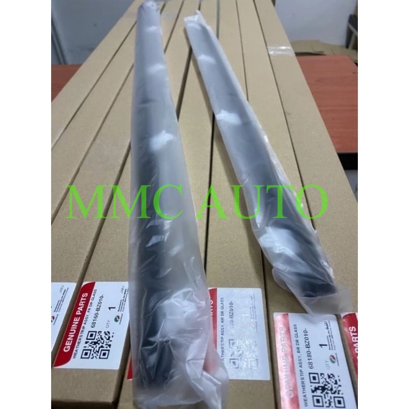 PERODUA KELISA DOOR GLASS OUTER MOULDING/ WEATHERSTRIP OUTER MOULDING ...