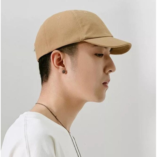 Men's Plain Distro Baseball Cap Korean Short Tongue - New Model New ...
