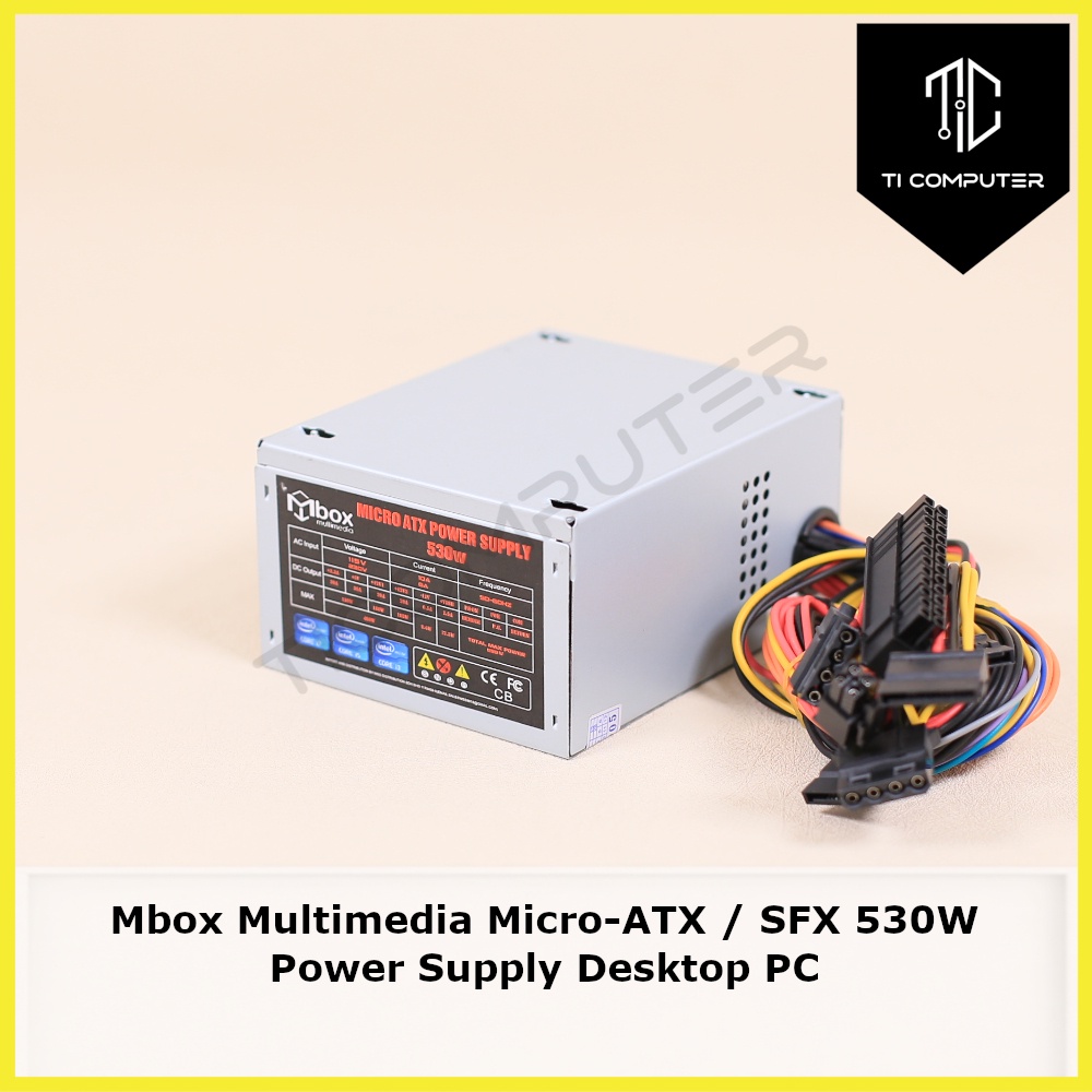 Mbox Multimedia Micro-ATX / SFX 530W Power Supply Non RGB Refurbished Desktop PC PSU | Shopee ...