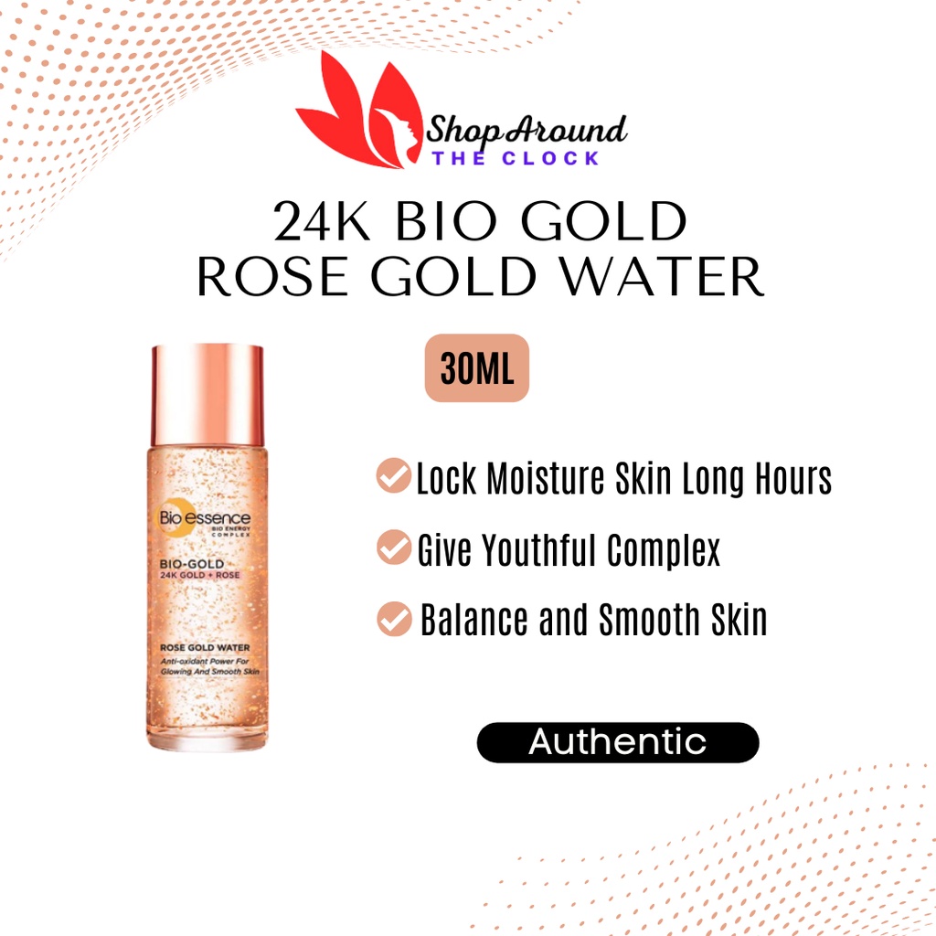 Bio Essence Bio Gold Rose Gold Water (30ml) | Shopee Malaysia