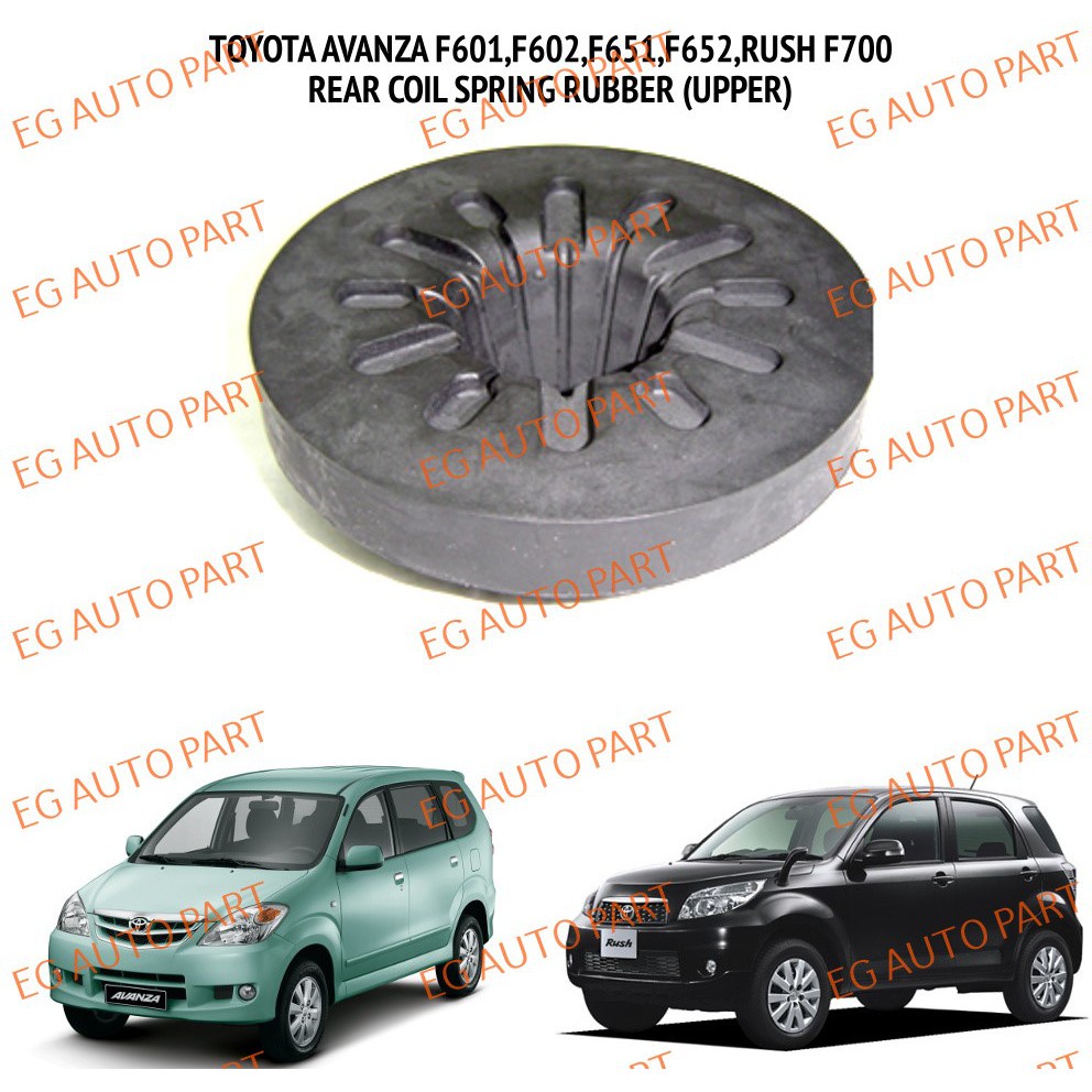 REAR COIL SPRING RUBBER UPPER TOYOTA AVANZA F601,F602,F651,F652,RUSH ...