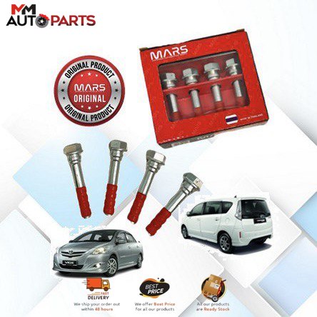 ORIGINAL MARS TOYOTA VIOS NCP93 / ALZA 2012 ABOVE FRONT DISC BRAKE PIN ...