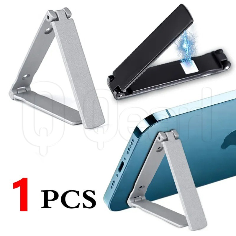 Mini Magnetic Foldable Phone Holder / Folding Invisible Mobile Phone ...