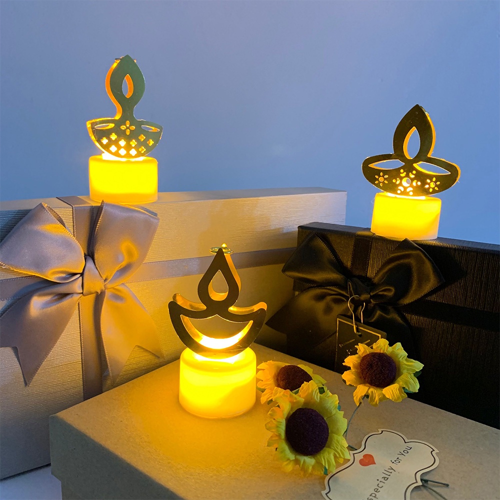 2025 New Ramadan Decorative LED Candlestick Lamp Iron Craft Hari Raya ...