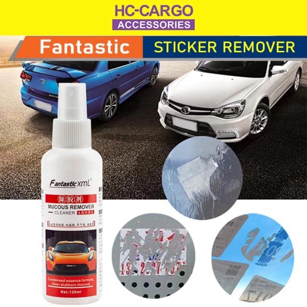 Fantastic Sticker Remover Spray Buang Sticker Cleaner 120ML Remove ...