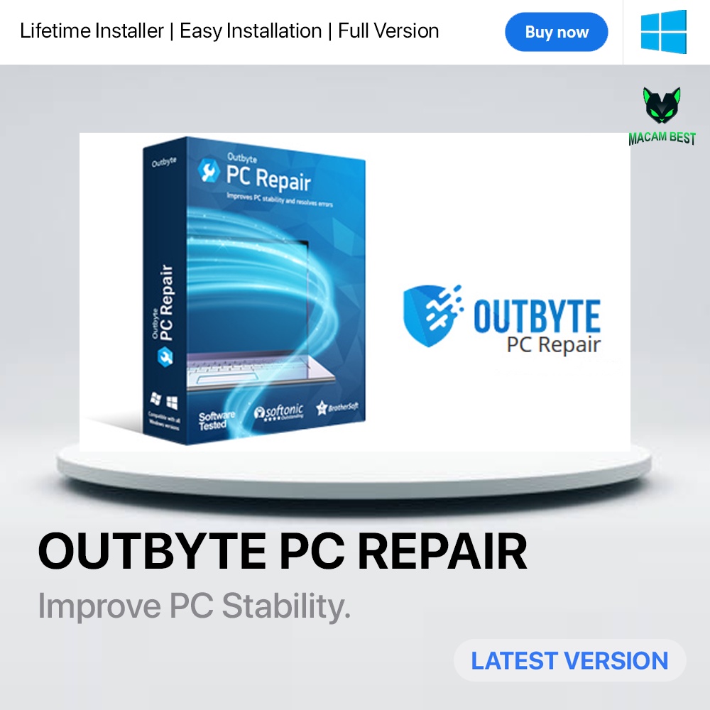 OutByte PC Repair Latest v 1.7.112 🔹 Lifetime Warranty 🔹 Windows PC ...