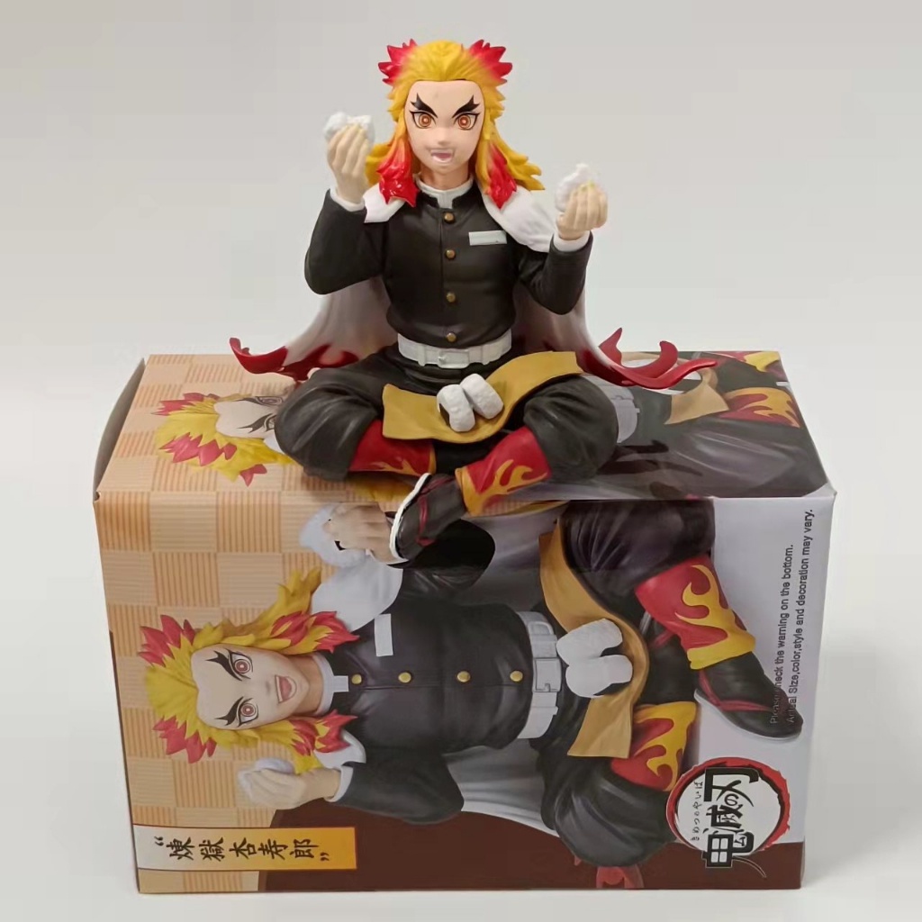Demon Slayer Tanjiro Nezuko Zenitsu Inosuke Giyu Shinobu Sitting Eat ...