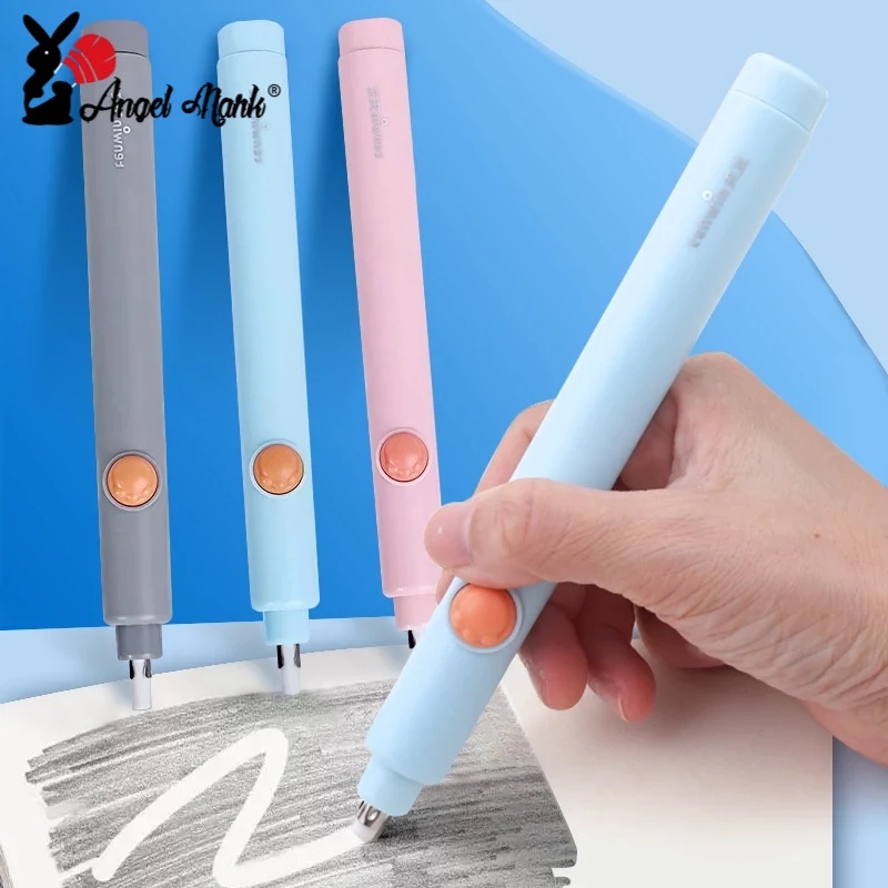 Angel Mark Electric Rubber Eraser With Rubber Refills Battery Power For ...