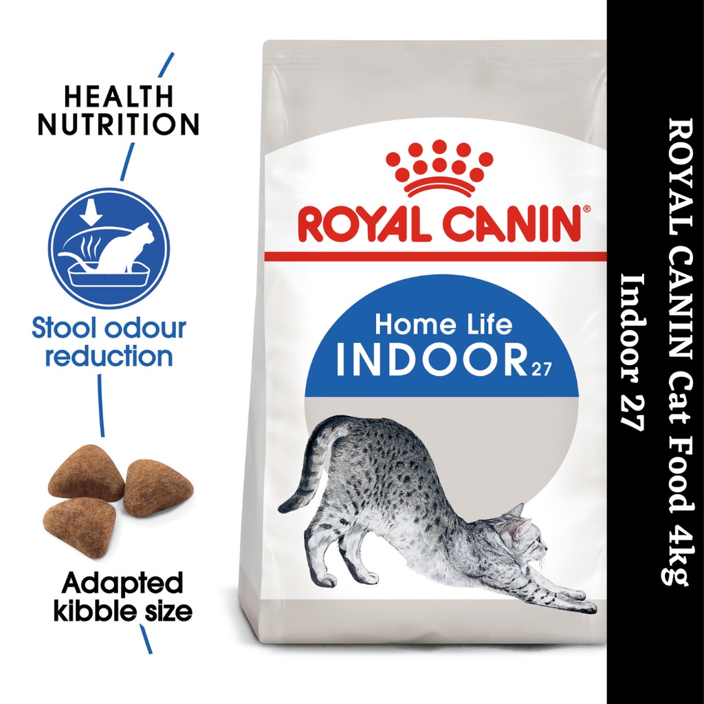Royal Canin Indoor 27 4kg/ Makanan Kucing Indoor 27 4kg (Original ...