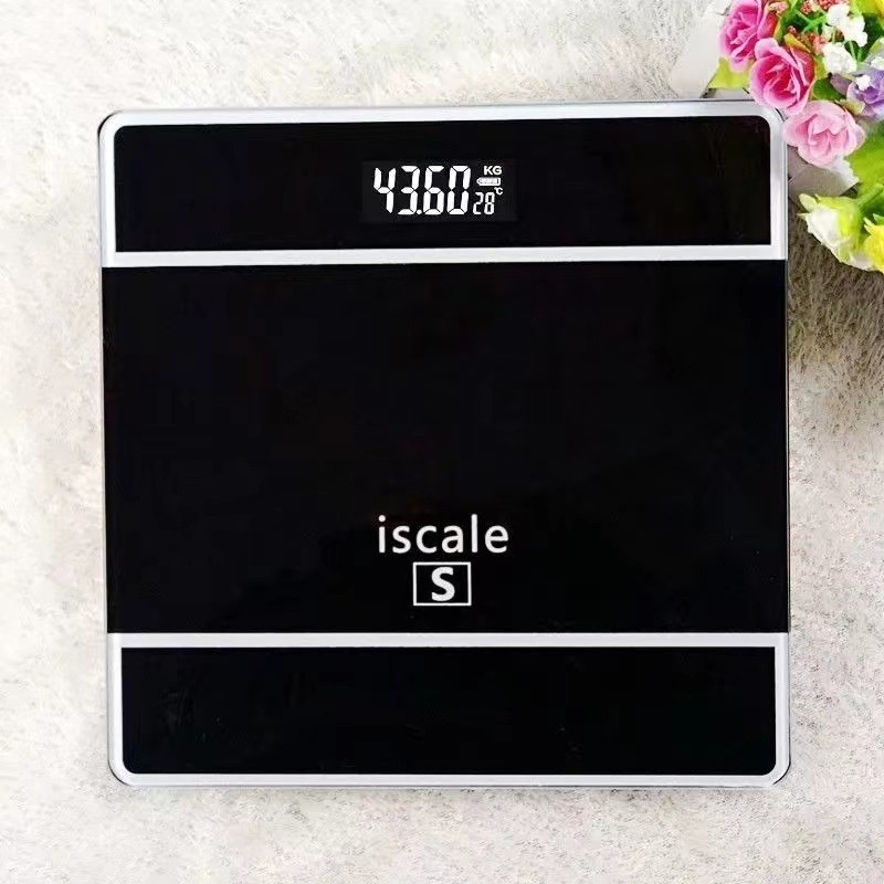 Digital Body Weight Scale Electronic Bathroom Weighing Glass Penimbang ...