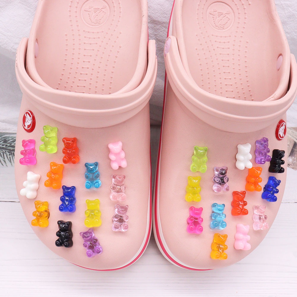 Cute Sanrio BTS Jibbitz Set for 10 Pcs Gummy Bear Jibits Crocs Charm ...