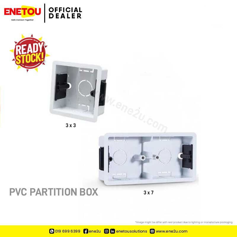 3X3/ 3X7 PVC PARTITION BOX - WHITE | Shopee Malaysia