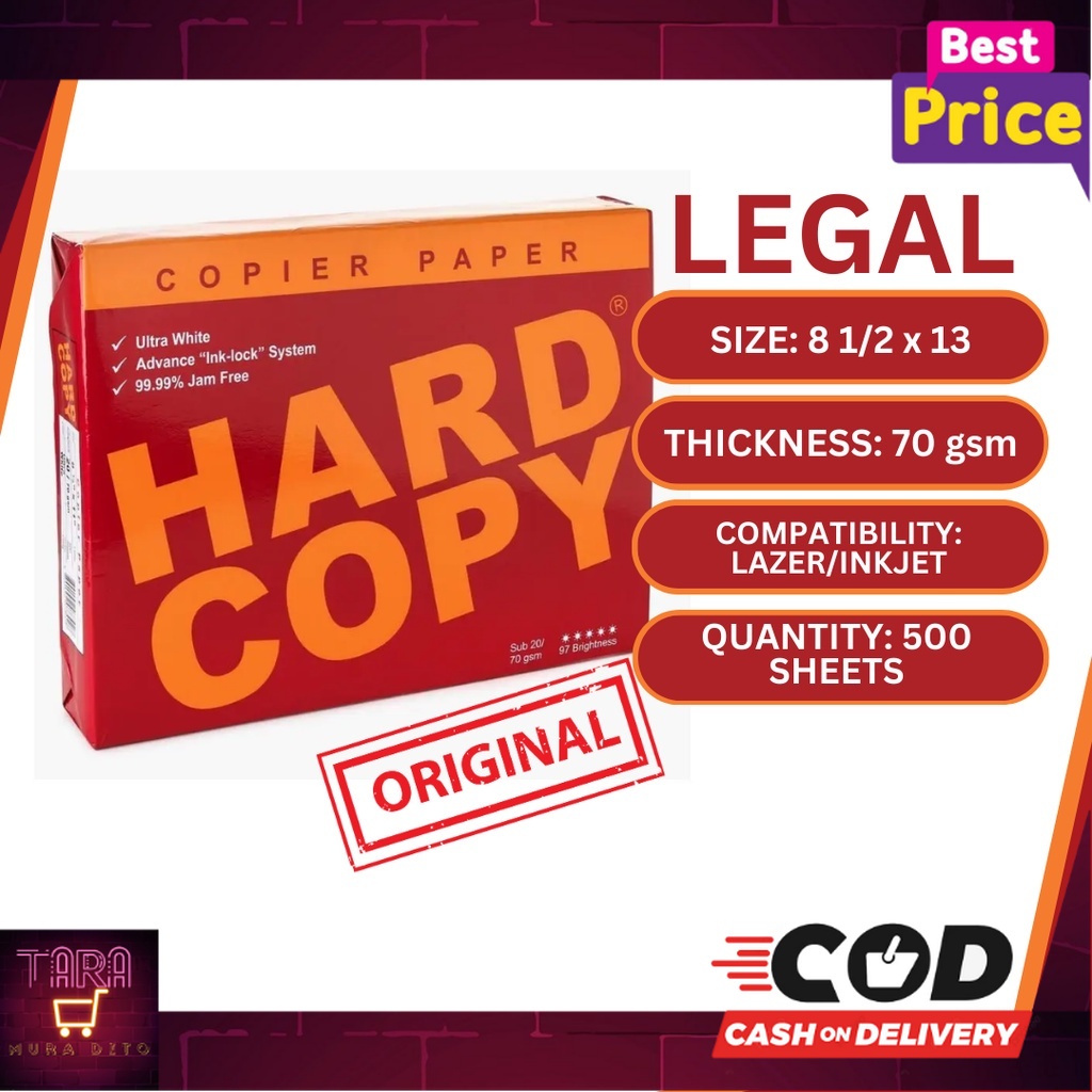 TMD Hard Copy Bond Paper (Long) 70gsm | Shopee Malaysia