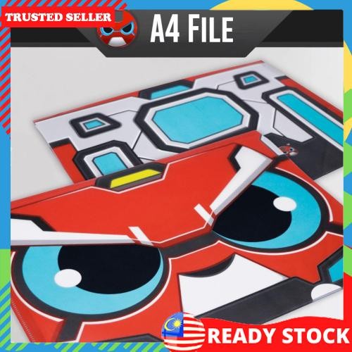 Mechamato File Folder Fail School Education Sekolah Kanak A4 File Saiz A4 Kartun Cartoon ...