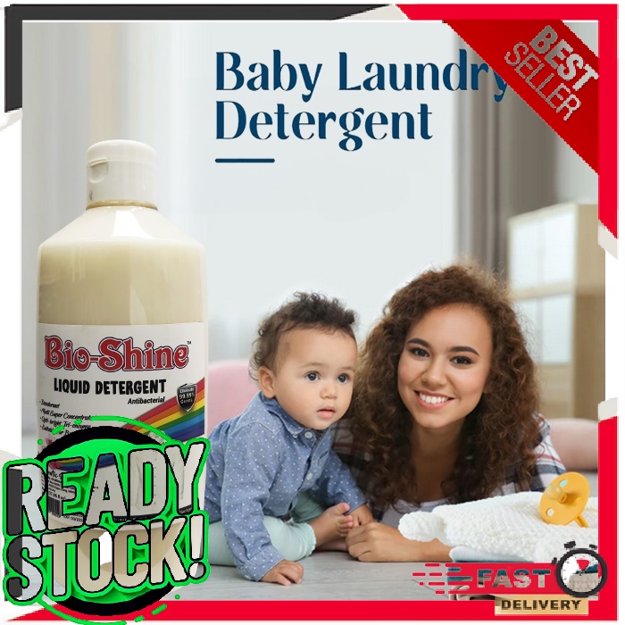 Bio-Shine Anti Bacterial Baby Liquid Detergent Aromatic Sakura 800ml ...