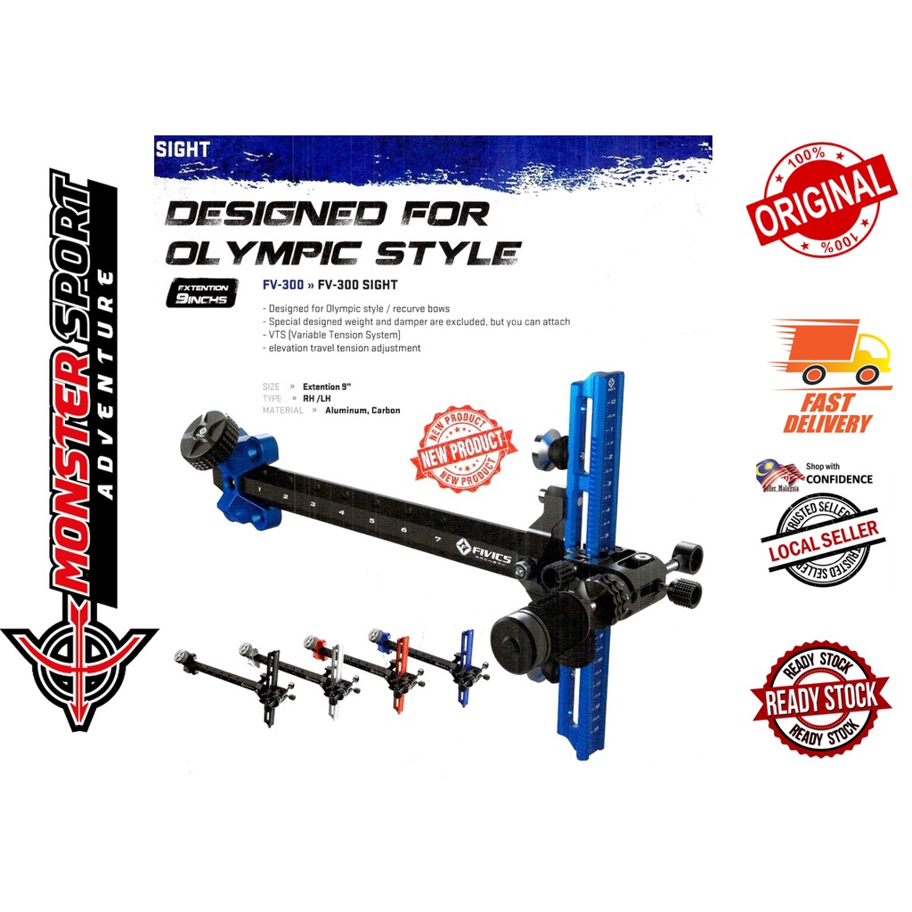 Archery Fivics Archery Tournament Recurve Sight FV-300 Archery Recurve ...