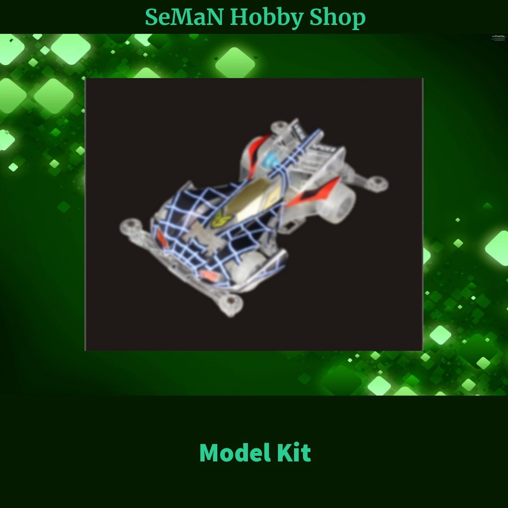 Mini 4WD Beak Spider Clear Model Kit [Vehicles] (AA) | Shopee Malaysia